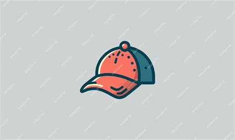 Basball Cap Vector Illustration Flat Design Premium Ai Generated Vector