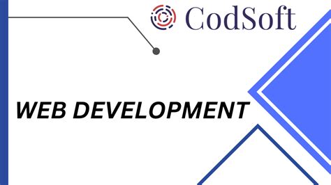 Internship Experience At Codsoft For Web Development
