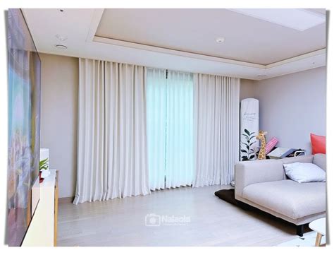 무타공 다이소 암막커튼 못없이 설치 내돈내산 후기 안뚫어고리 커텐봉 네이버 블로그