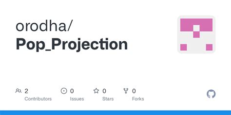 Pop Projection Pop Projection Rproj At Main · Orodha Pop Projection · Github