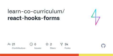 GitHub Learn Co Curriculum React Hooks Forms