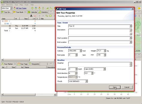 1st steps mytourbook