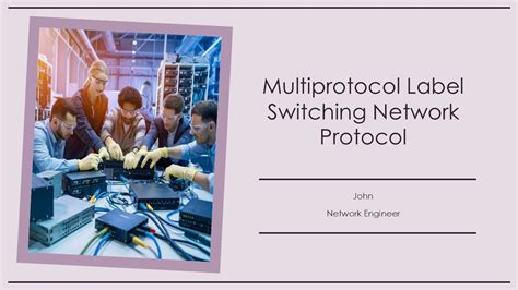 Multiprotocol Label Switching Network Protocol PPT Slides ST AI