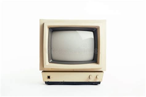 A Vintage Retro Personal Computer Monitor Stock Image Image Of System