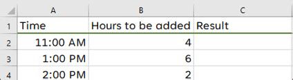 How To Add Hours To Time In Excel Easy Formulas