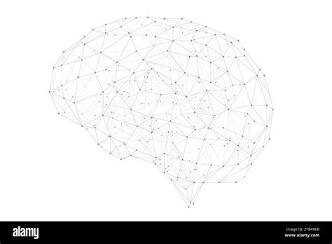 Artificial Neural Network Brain As Artificial Intelligence Network Abstract Brain Made Of