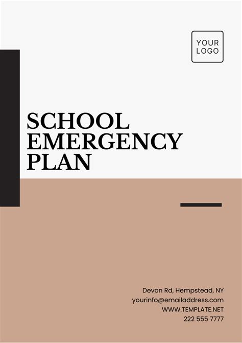 Free Emergency Plan Templates Editable And Printable