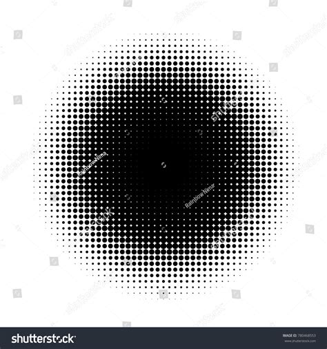 Halftone Circles Halftone Dots Pattern Vector Stock Vector Royalty Free 780468553 Shutterstock