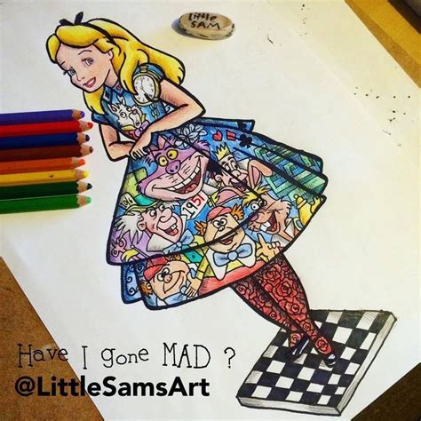 Alice In Wonderland Characters Drawing Alice I Wonderland Drawings