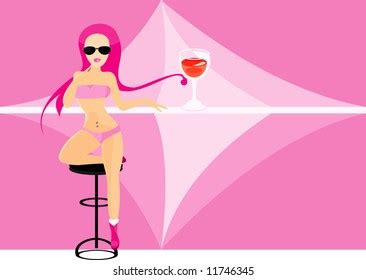 벌거벗은 소녀의 벡터 이미지 스톡 일러스트 Shutterstock