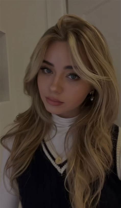 Blonde Hair Girl With Blue Eyes
