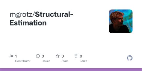 github mgrotz structural estimation