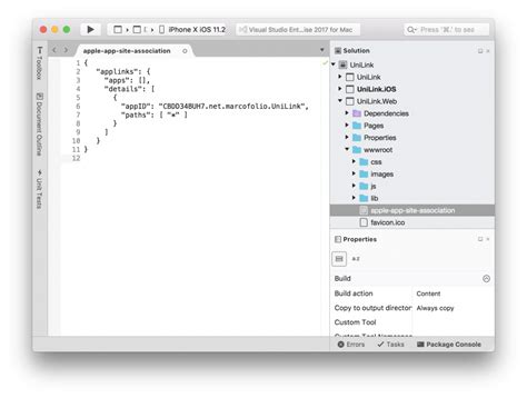 Ios Universal Links In Xamarinforms And Aspnet Core