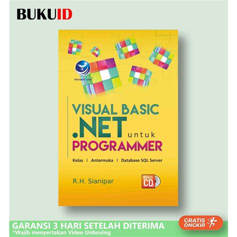 Jual Buku Visual Basicnet Untuk Programmercd Shopee Indonesia