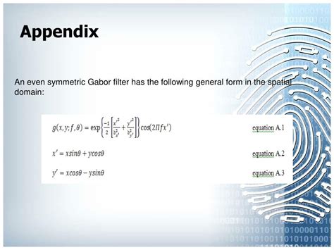 Ppt Fingerprint Enhancement By Directional Filtering Powerpoint Presentation Id 693439