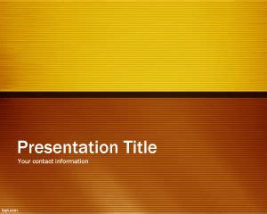 Pure Gold PowerPoint Template