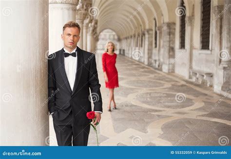 Passionate Couple Kissing Romantic And Love Sensual Girl Moaning With