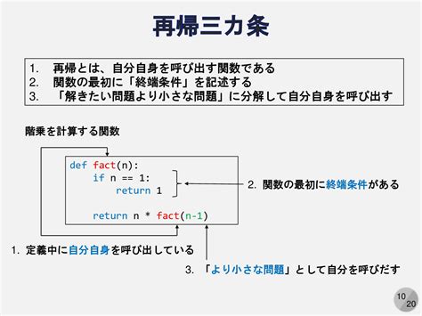 再帰呼び出し Python Recursion Speaker Deck
