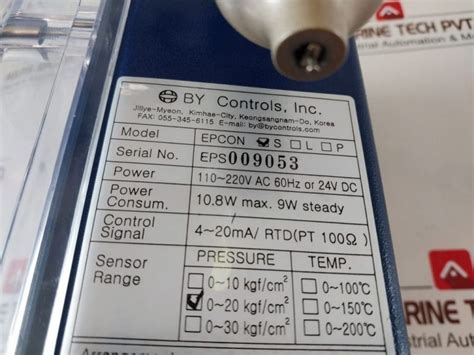 Controls Epcon Electro Pneumatic Controller Aeliya Marine