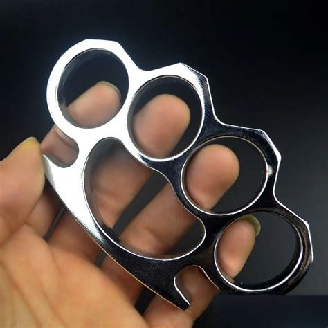 Brass Knuckles Beautiful Color Metal Knuckle Duster Four Finger Tiger