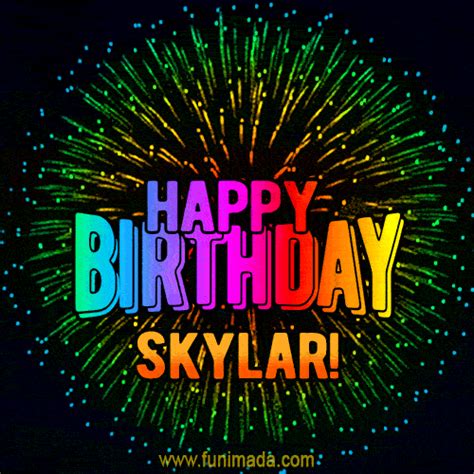 Happy Birthday Skylar Vibrant Celebration  Download On
