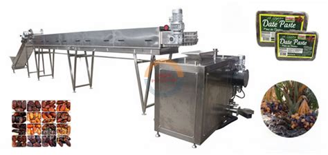 automatic date paste production line industrial palm dates paste making
