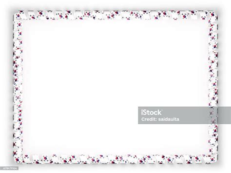 프레임과 리본 한국 플래그의 테두리 3 차원 일러스트 레이 션 공란에 대한 스톡 사진 및 기타 이미지 공란 교육 대한민국