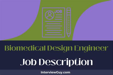 Biomedical Design Engineer Job Description Updated For 2026