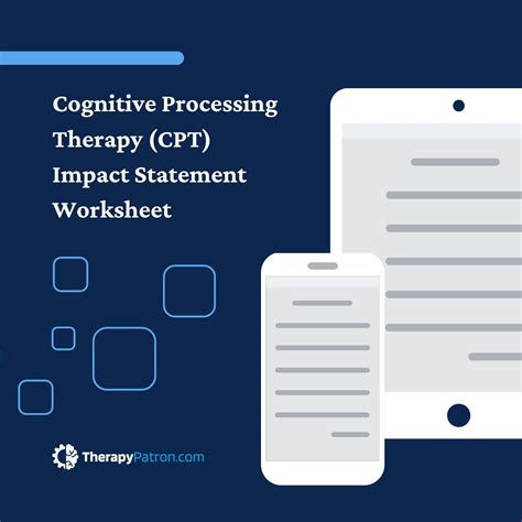 Cognitive Processing Therapy Cpt Impact Statement Worksheet Editable