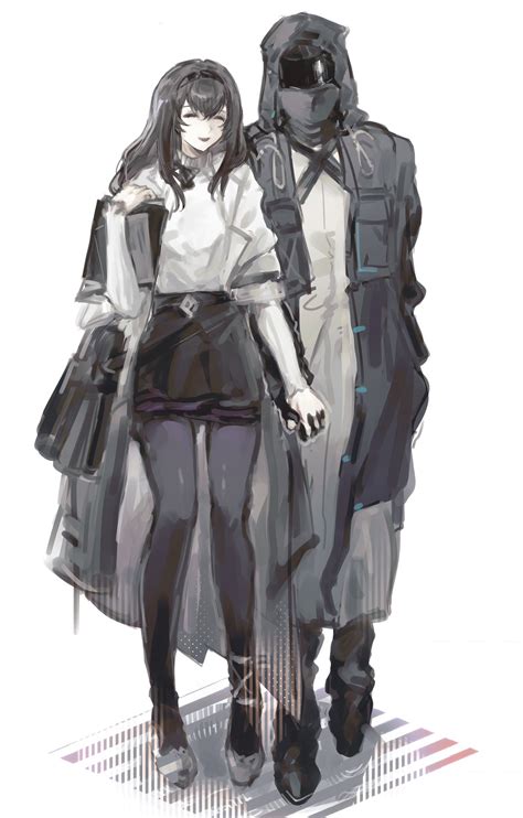 Doctor And Priestess Arknights Drawn By Rivergugugu Danbooru