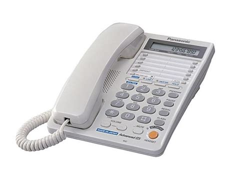 Panasonic KX-TS2368RUW - Двухлинейный проводной телефон, ЖК-дисплей [KX ...
