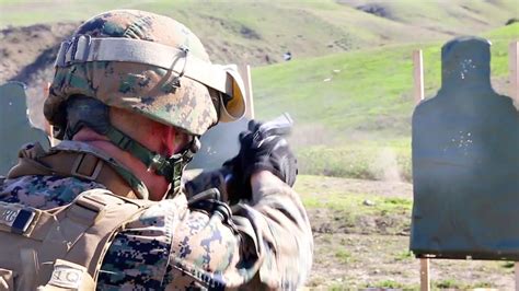 Us Marines Combat Marksmanship Program Pistol And Rifle Range Youtube