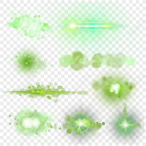 추상 녹색 Bokeh 조명 일러스트 효과 조합요약보케 조명 Png 일러스트 무료 다운로드 Lovepik