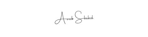 88 Aroob Shahid Name Signature Style Ideas Wonderful Esignature