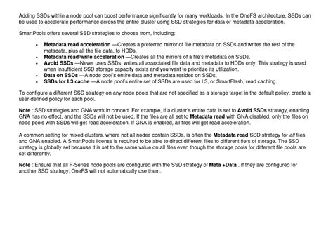 Leveraging Ssds For Metadata And Data Performance Storage Tiering With Dell Powerscale