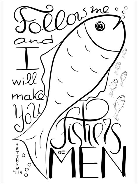 Follow Me And I Will Make You Fishers Of Men Art Print By