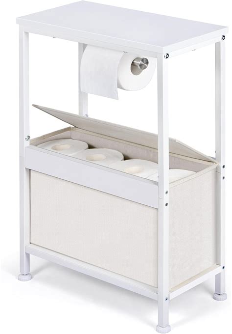 Narrow Bathroom Toilet Paper Storage Cabinet Organizer Sink Side Floor