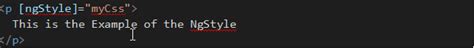 NgStyle In Angular For Dynamic Styling