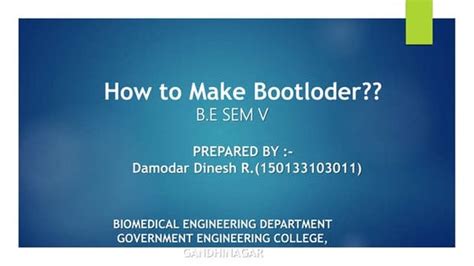 Introduction To Automotive Bootloader Programming Sequence Pdf