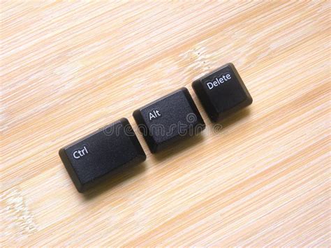 Control Alt Delete Stock Image Image Of Business Detail