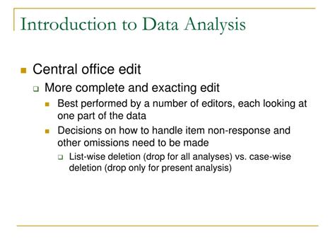 ppt introduction to data analysis powerpoint presentation free