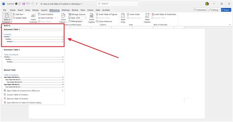How To Add Table Of Contents In Word Pdf Agile