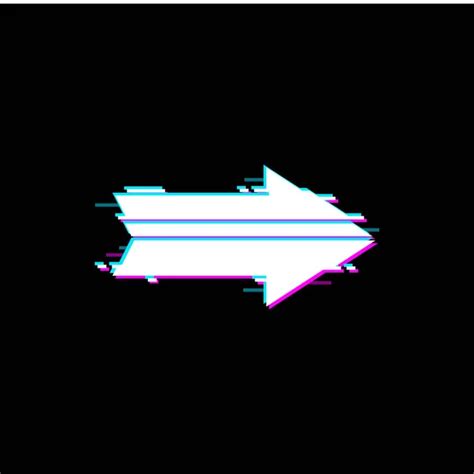 816 glitch arrow vector images depositphotos