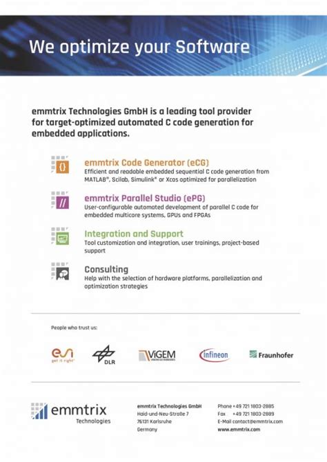 Downloads Emmtrix Technologies