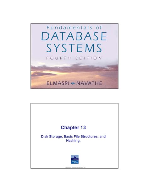 Fundamental Of Database Systems Outline Cs 4400 Docsity
