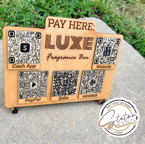 Personalized Pay Codes Sign The Staton Wood Company