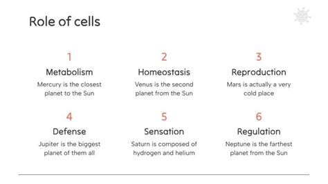 Cell Structure And Function Science Presentation