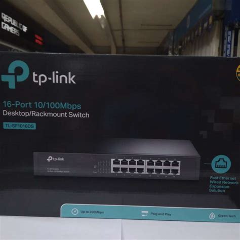 Jual Switch Hub 16 Port 100mbps Rackmount Tp Link Metal Chase Di Seller Station Pc Network