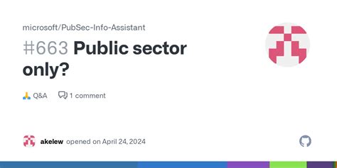 Public Sector Only · Microsoft Pubsec Info Assistant · Discussion 663 · Github