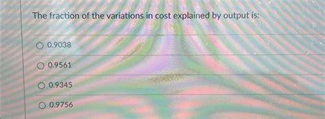 solved use the following excel regression output to answer